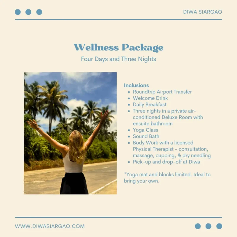 Packages | Homestay Siargao | Diwa Siargao
